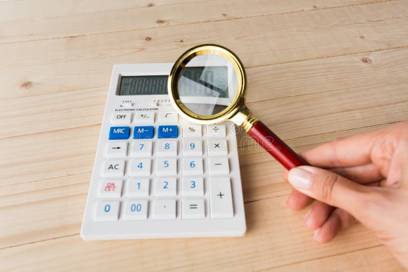 Calculator stock photo. Image of digital, magnifying - 77806016