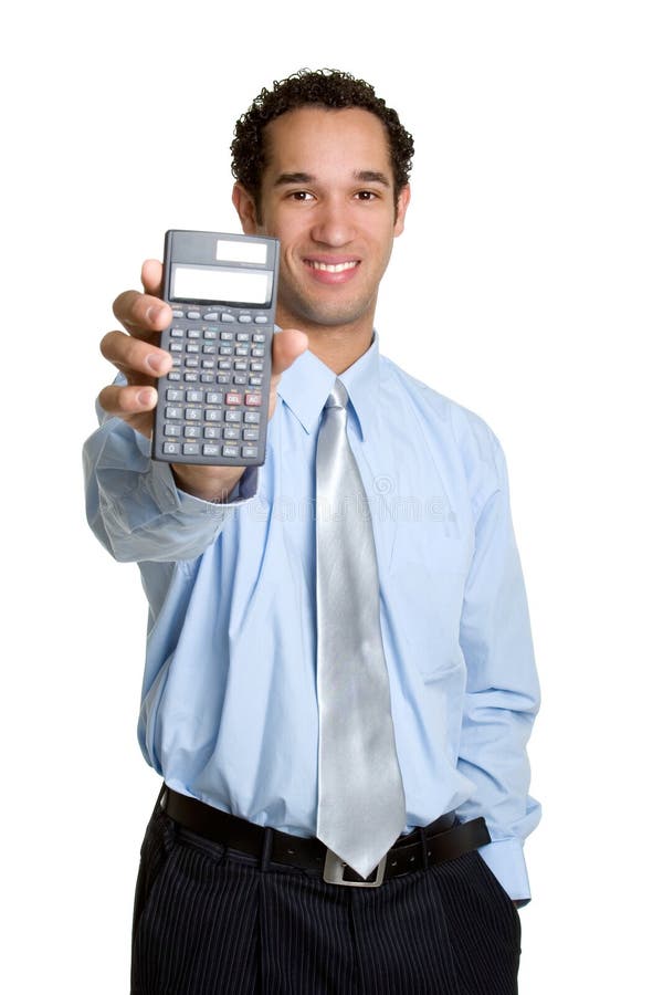 6,256 Business Man Calculator White Background Stock Photos - Free ...