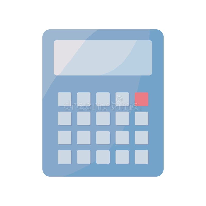 Calculator math device stock vector. Illustration of mathematical ...