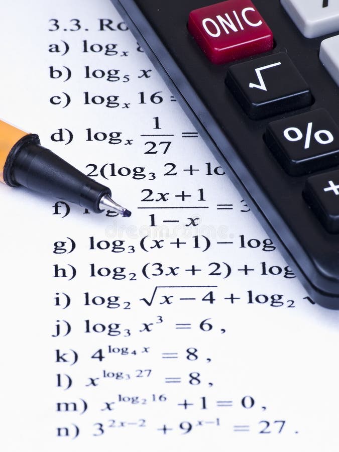 Engineering Calculations stock image. Image of mathematics - 2216693