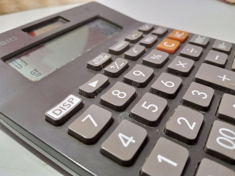 Calculator stock photo. Image of table, amount, number - 222484044