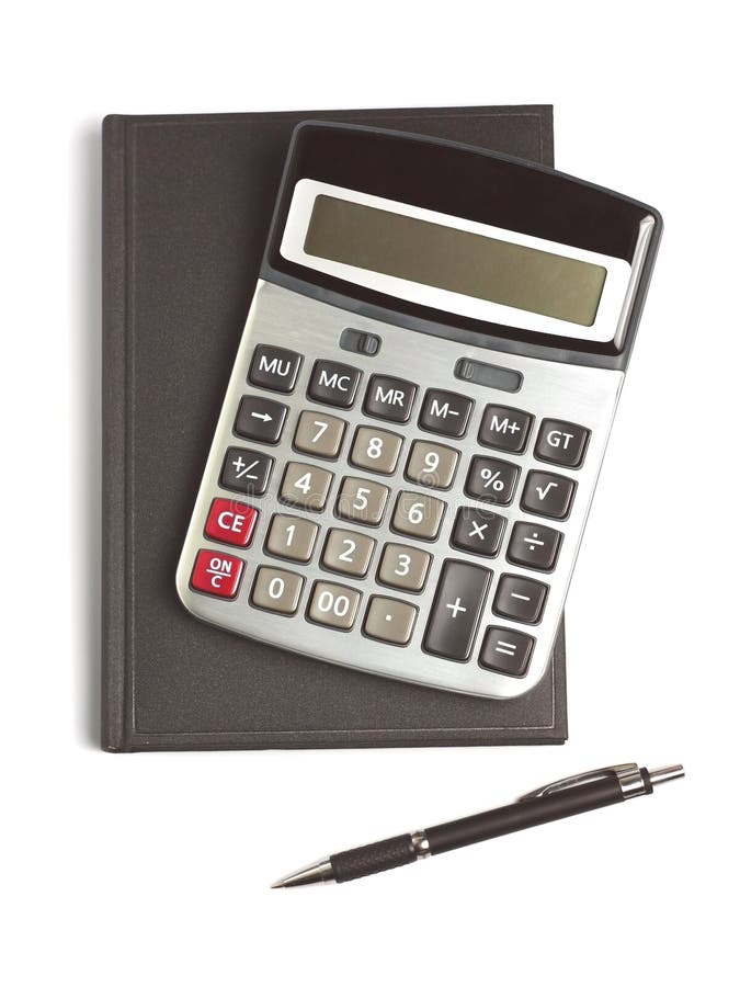 Bank Book with a Pen and Calculator Stock Photo - Image of calculator ...