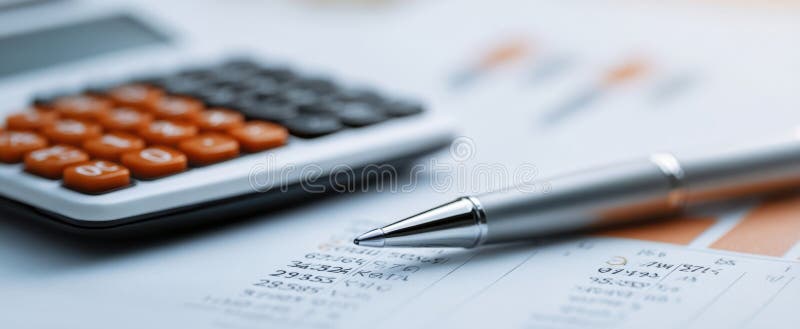 The Calculator and Pen Essential for Financial Analysis and Budgeting ...