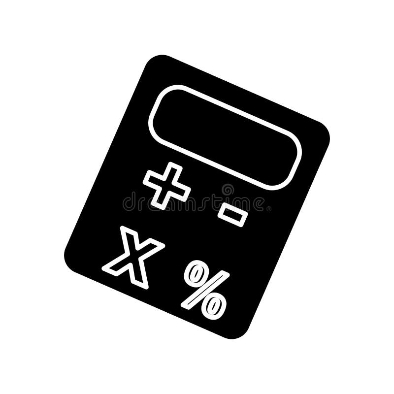 Calculator Pictogram Icon Image Stock Vector - Illustration of sign ...