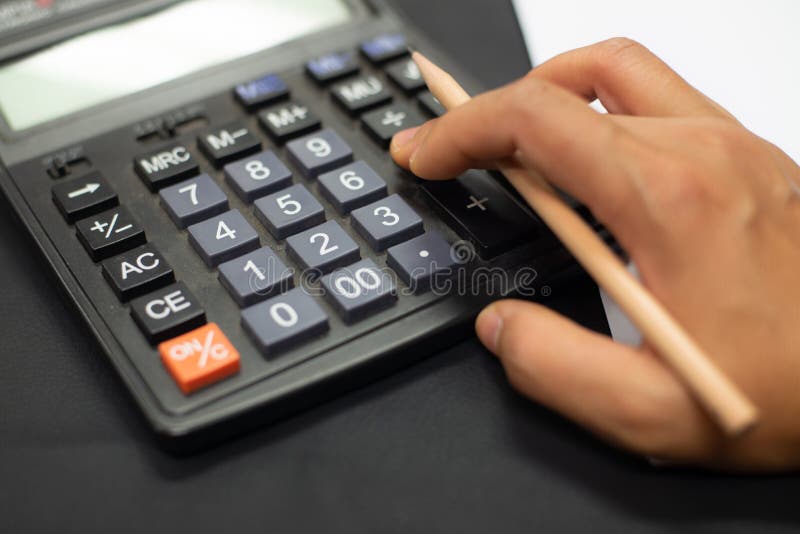 Calculator in Planning Concept Stock Image - Image of calculator ...