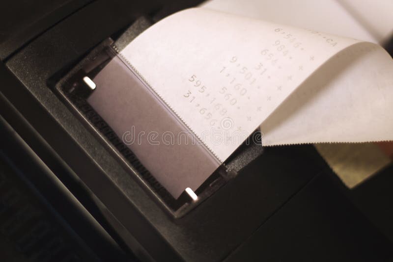 Calculator Print stock photo. Image of closeup, life, print - 6964544