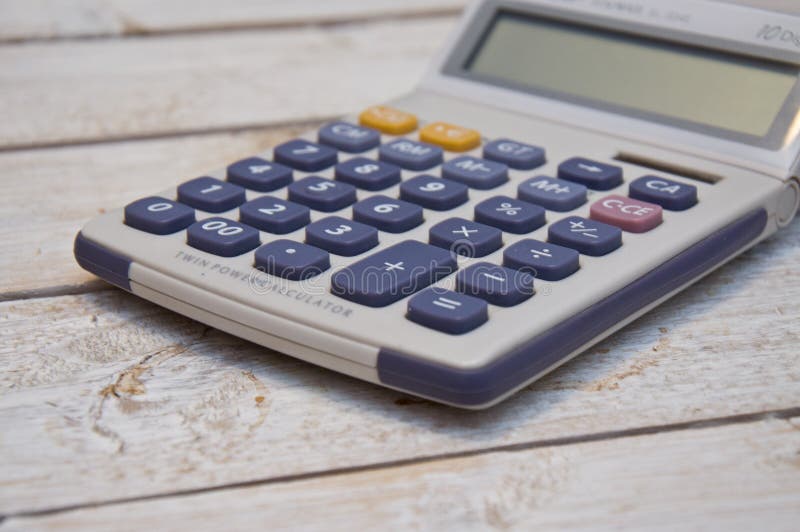 Calculator stock photo. Image of stationery, electronic - 58792930