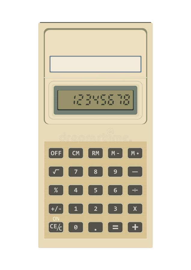 Calculator stock vector. Illustration of data, electronic - 89599713