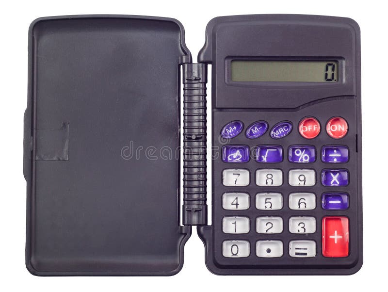 The Calculator Small, Folding, on Stock Photo - Image of digital ...