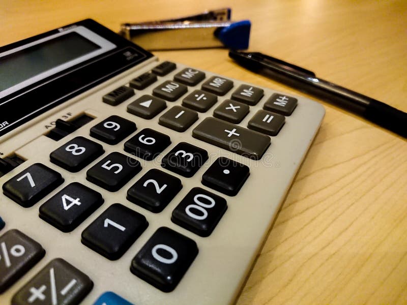 Calculator ,stationary ,office ,counting Tool ,joob Stock Photo - Image ...