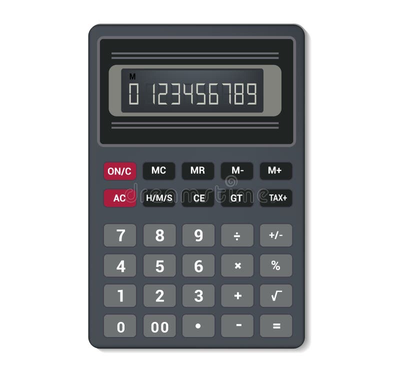 Calculator Vector Business Accounting Calculation Technology ...