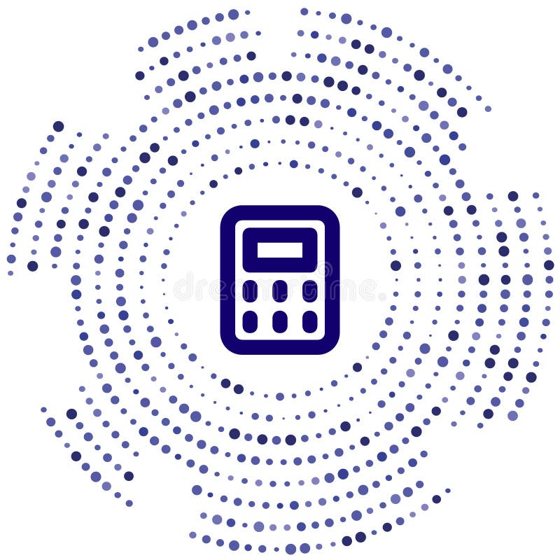 Calculator Vector Icon. Calculator Editable Stroke. Calculator Linear ...