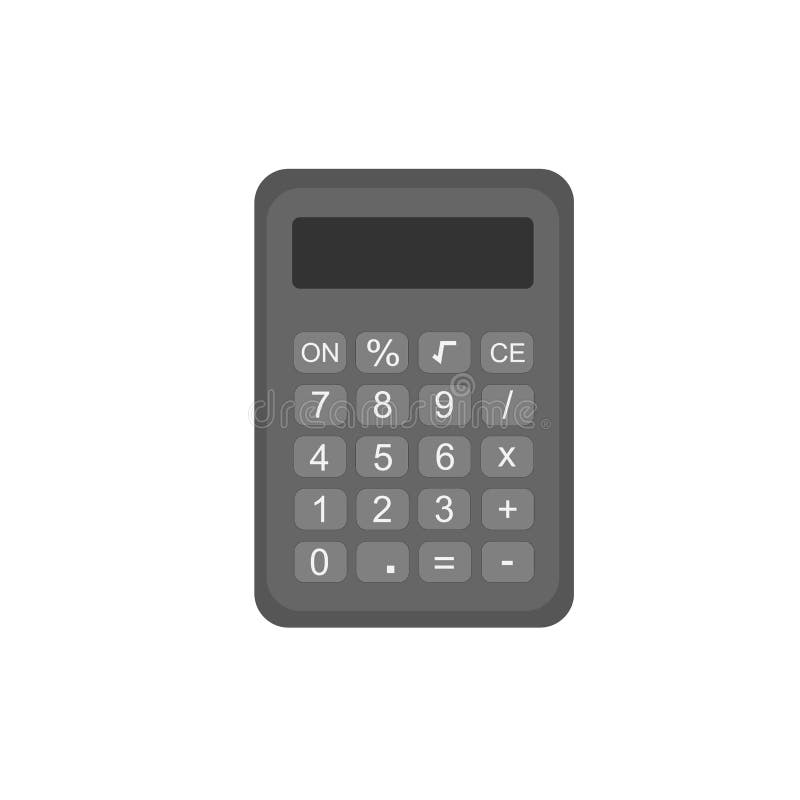 Calculator Web Icon Vector Illustration Stock Vector - Illustration of ...