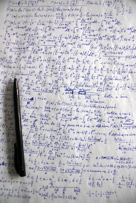 Calculus draft stock photo. Image of computer, high, calculus - 12411604