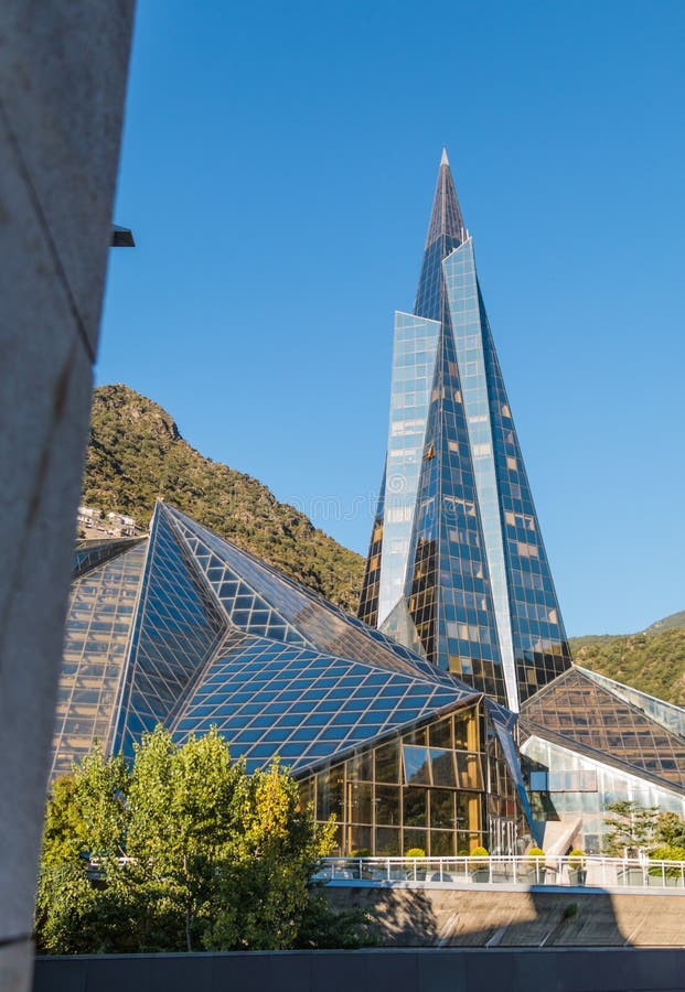 A Pirâmide No La Vella De Andorra Foto de Stock - Imagem de futuristic ...