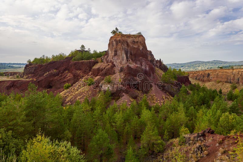 Caldera of an Extinct Volcano Stock Photo - Image of formation, erosion ...