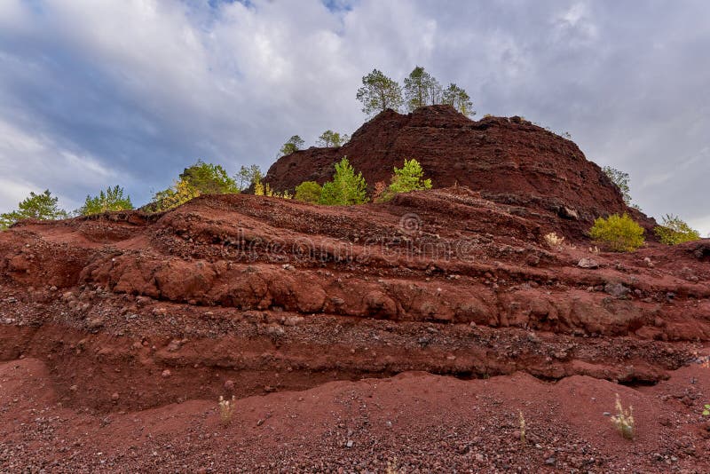 Caldera of an Extinct Volcano Stock Photo - Image of ancient, crater ...