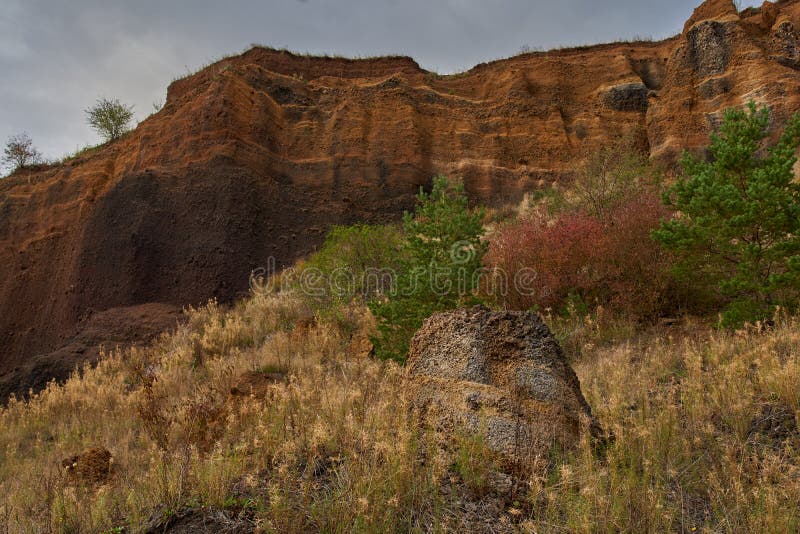 Caldera of an Extinct Volcano Stock Photo - Image of erosion, landscape ...