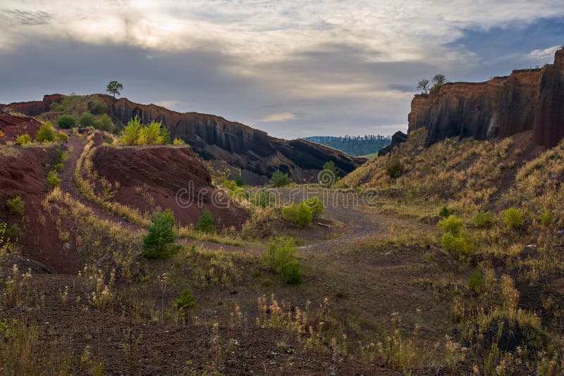 Caldera of an Extinct Volcano Stock Photo - Image of geology, inactive ...