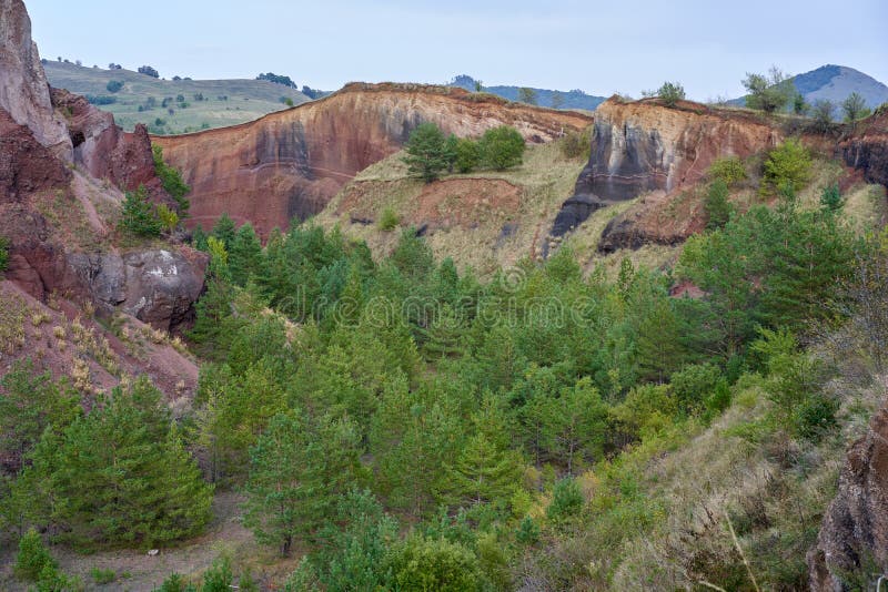 Caldera of an Extinct Volcano Stock Image - Image of rock, dross: 198821305