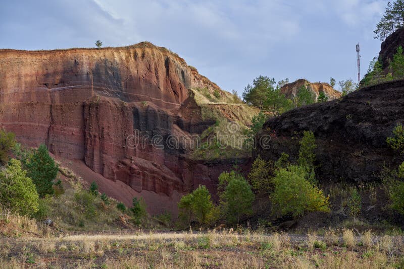Caldera of an Extinct Volcano Stock Photo - Image of erosion, rock ...