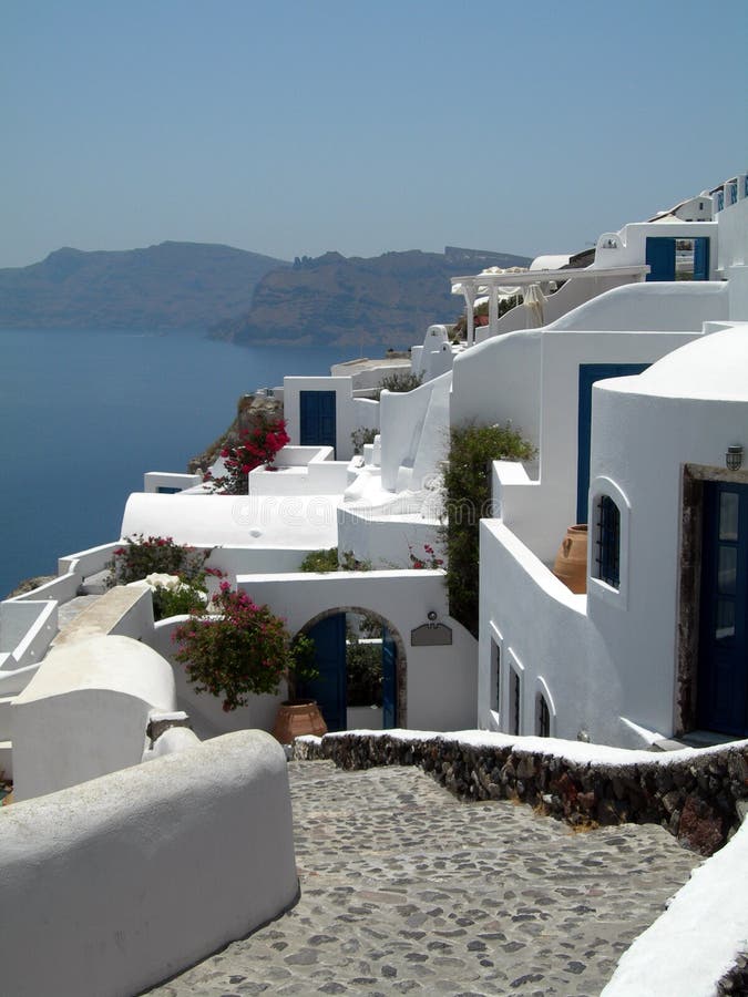 Caldera Greek Islands Hotel Traditional H Stock Image - Image of ...