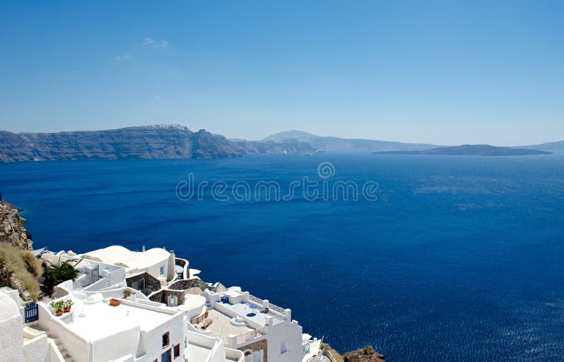 Caldera view stock photo. Image of walls, mountains, tourism - 27235656