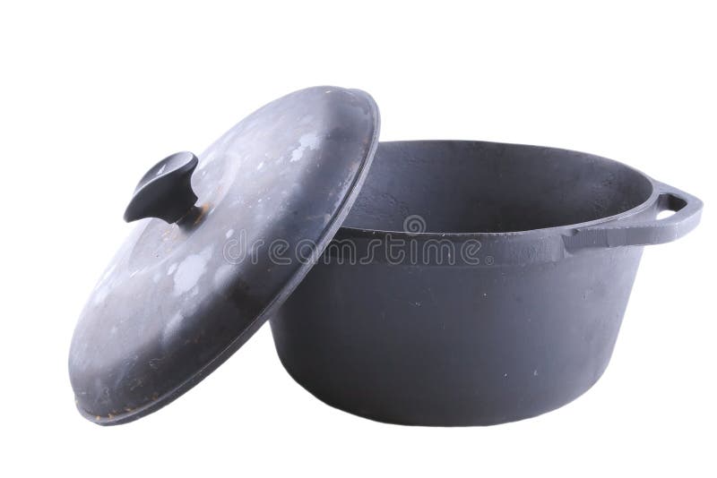 Calderone del ghisa immagine stock. Immagine di adattato - 12926739