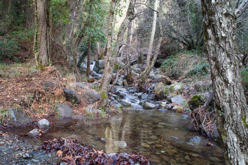 Caledonia waterfall stock image. Image of falls, trail - 103527889