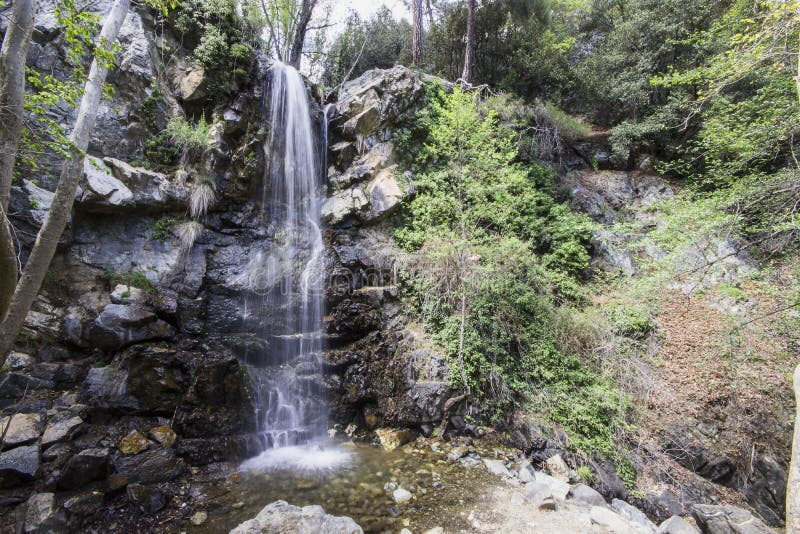 Caledonia Waterfalls in Cyprus Stock Photo - Image of rock, environment ...