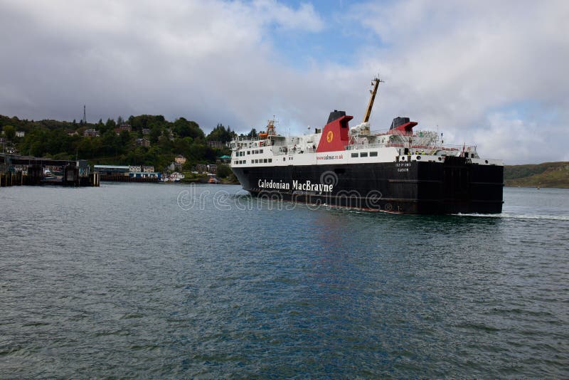 Caledonian McBrayne Ferry Entering the Port in Oban Editorial Image ...
