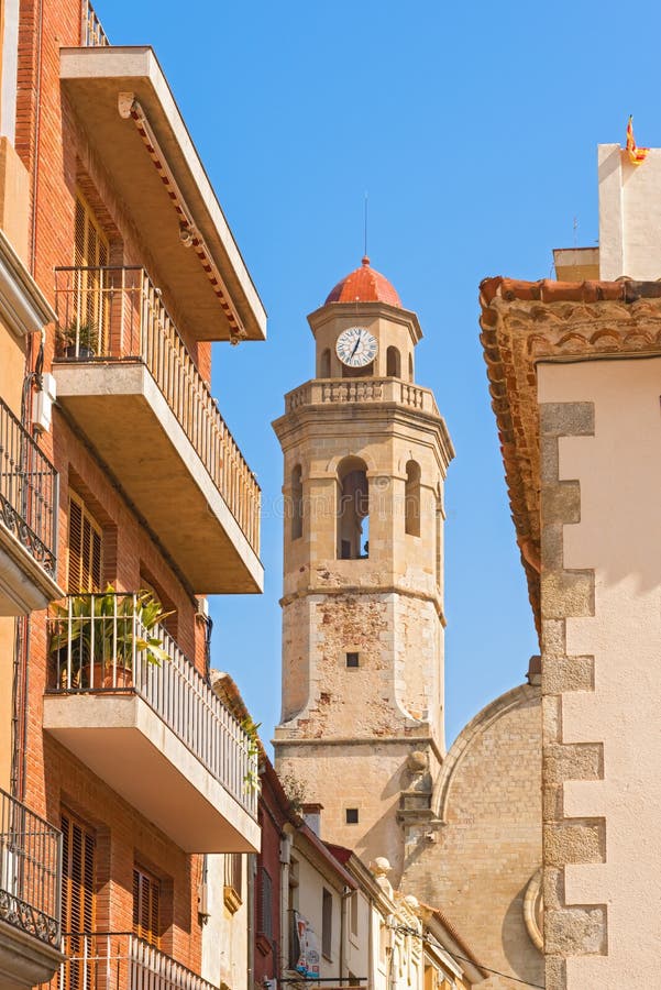 Calella, Espagne photo stock. Image du christianisme - 40608628