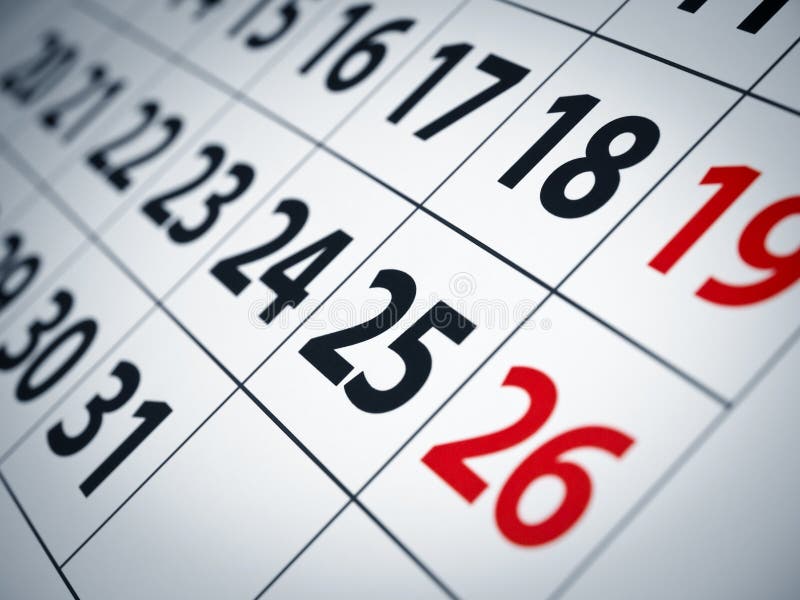 Calendar stock photo. Image of numbers, appointment, planner - 11975888