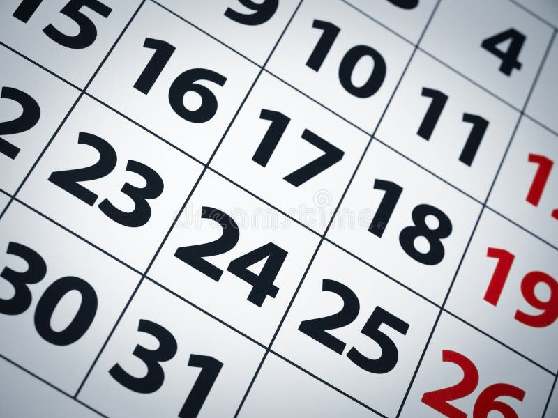 Calendar stock image. Image of calendar, close, pencil - 23324081
