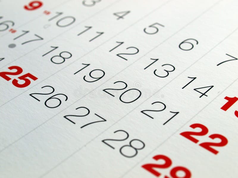 Calendar stock photo. Image of year, calendar, date, weeks - 13133022