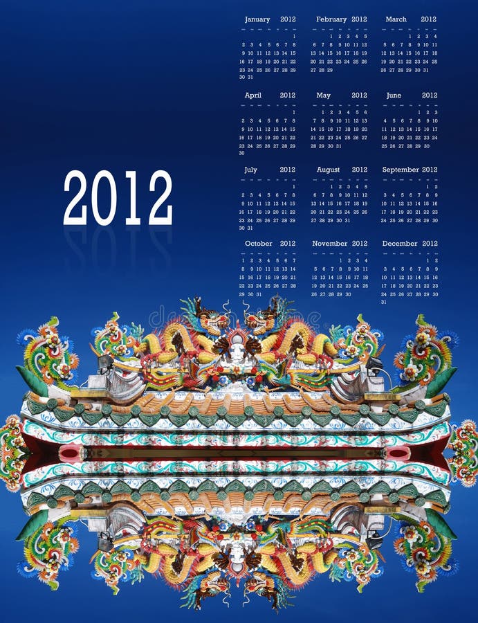 Calendar 2012 stock illustration. Illustration of calendar - 21794668