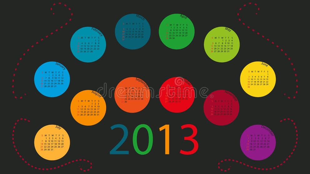 Calendar Circles Stock Illustrations – 3,951 Calendar Circles Stock ...