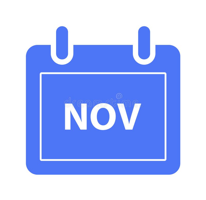 Calendar Icon Nov Stock Illustrations – 733 Calendar Icon Nov Stock ...