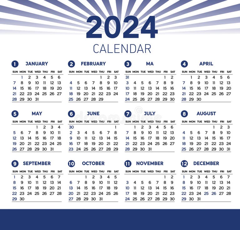 All months calendar stock illustration. Illustration of home - 286118411