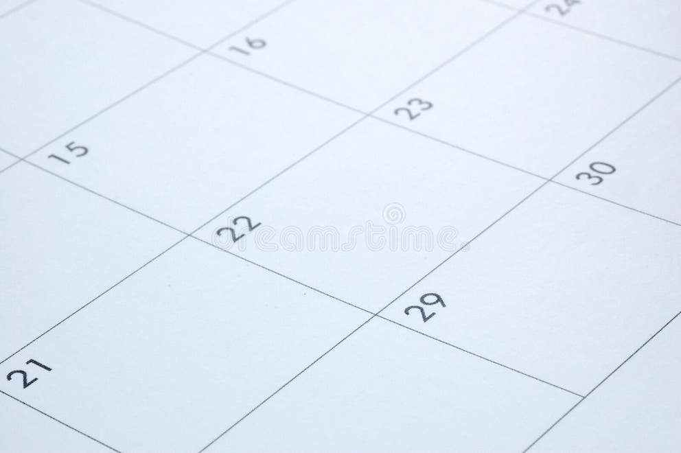 Calendar stock image. Image of note, space, paper, icon - 6264491