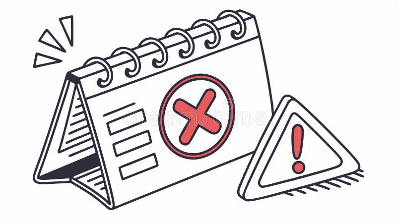 Calendar with Alerts, Reminder Schedule Vector Design Generative AI ...