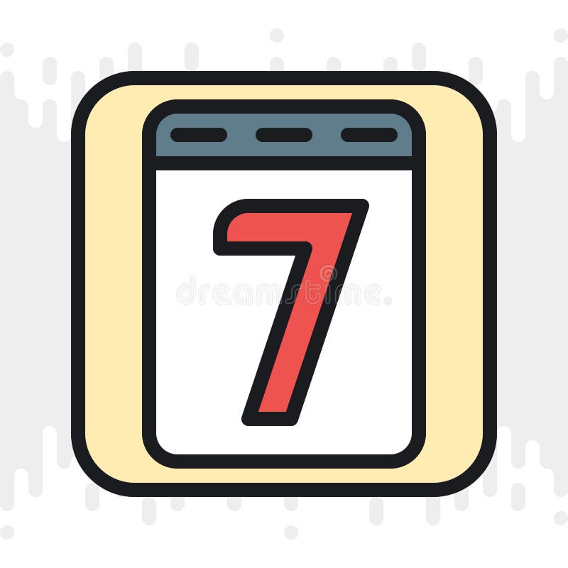 Calendar App Icon for Smartphone, Tablet, Laptop or Other Smart Device ...
