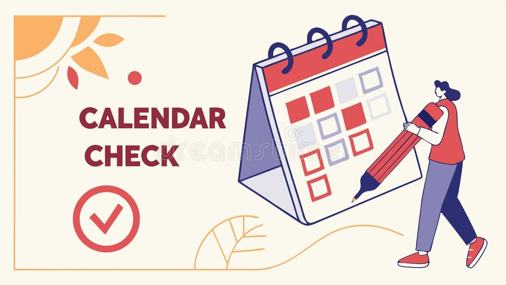 Calendar Check Reminder, Schedule and Appointment Notification Vector ...