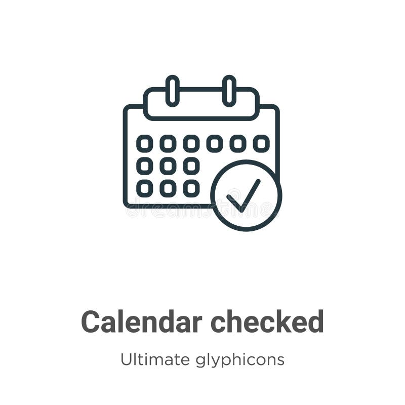 Calendar Outline Vector Stock Illustrations – 87,928 Calendar Outline ...