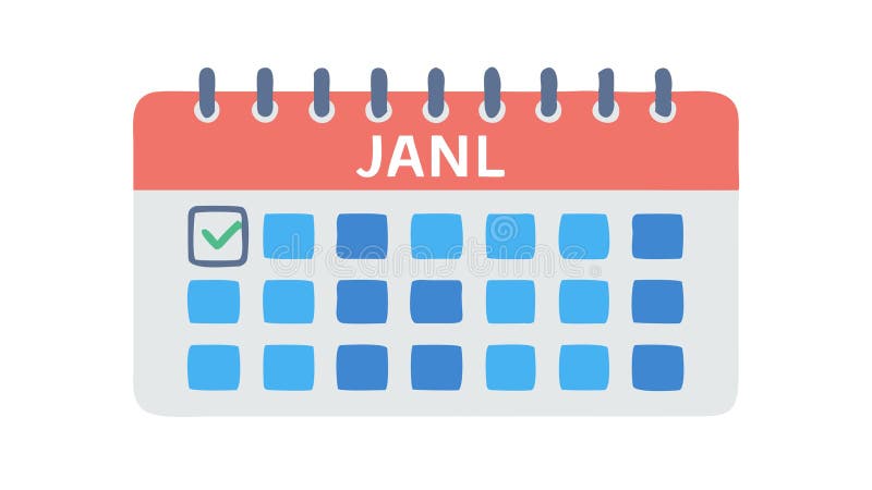 Calendar with Checkmark Planning Date Vector, Vector Design Generative ...