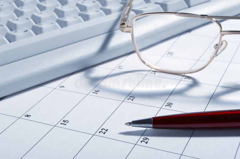 Calendar closeup stock image. Image of economy, calendars - 9330635