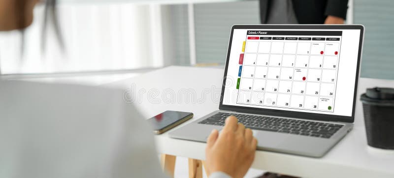 Calendar on Computer Software Application for Modish Schedule Planning ...