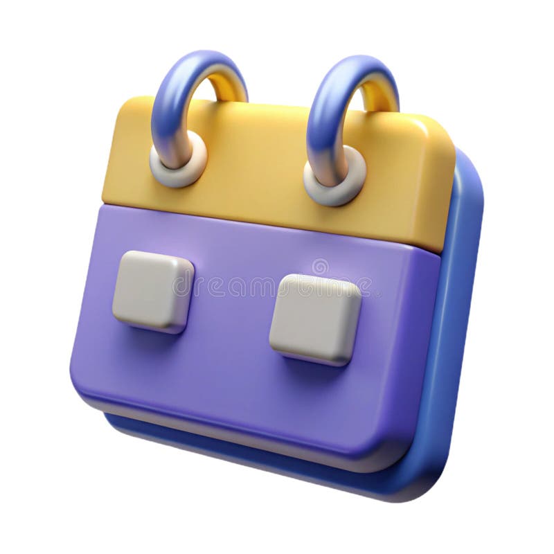 Calendar 3D Illustration Perfectly Stock Illustration - Illustration of ...