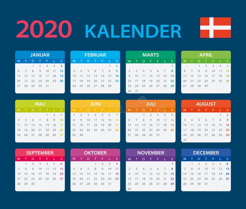 Danish Calendar Stock Illustrations – 201 Danish Calendar Stock ...