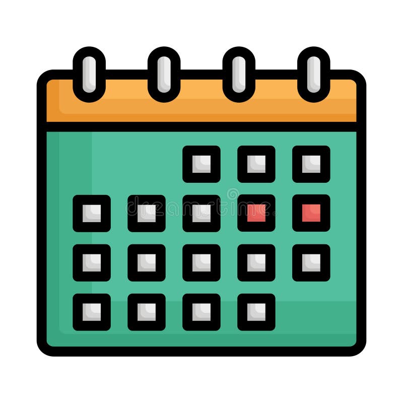 Calendar, Date Vector Icon Which Can Easily Modify Stock Vector ...